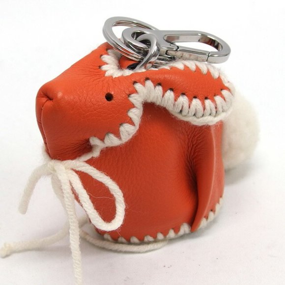 Loewe | Accessories | Loewe Animals Rabbit Charm Coin Case Orange | Poshmark